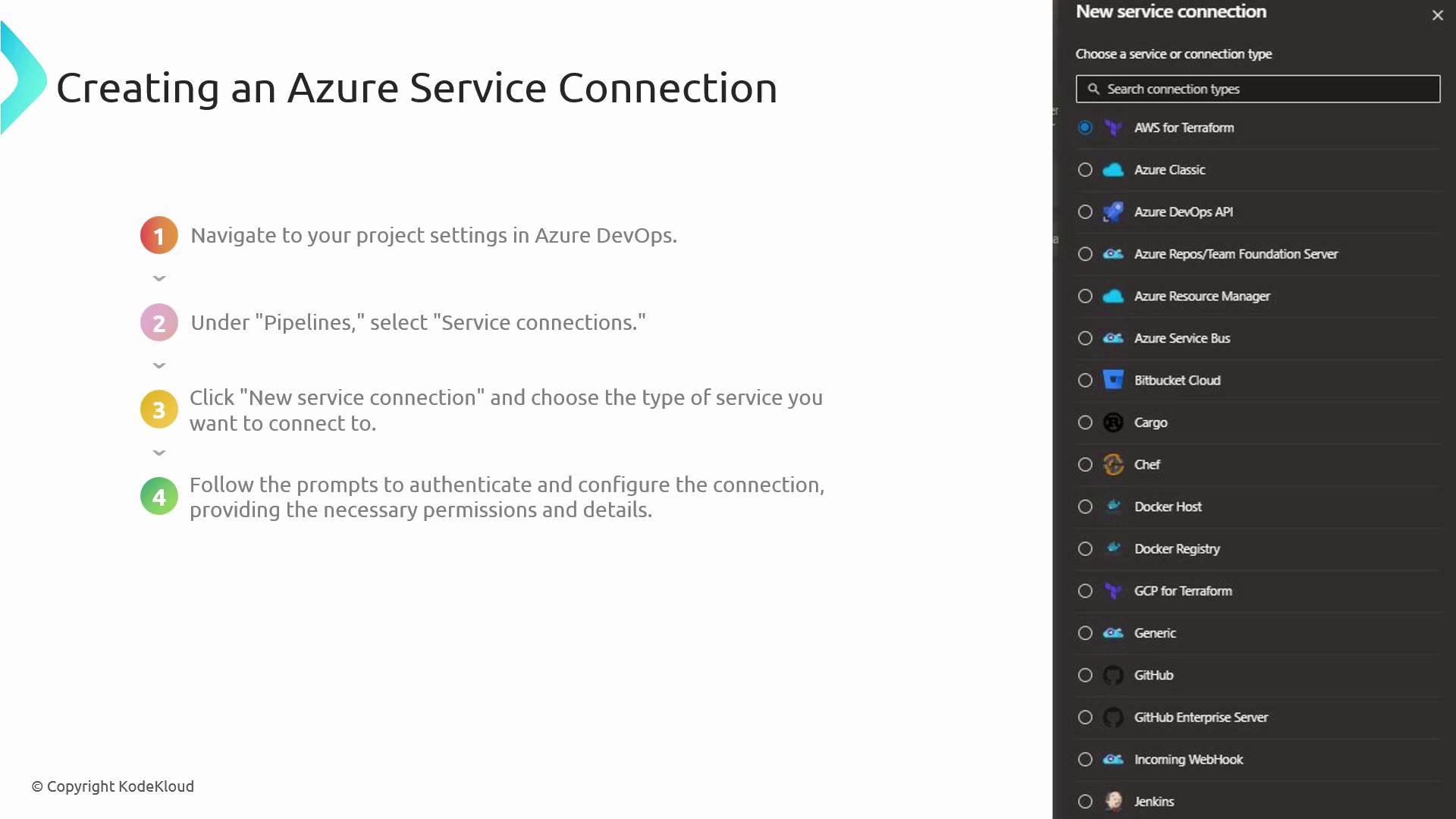 Implement and manage Azure DevOps service connections and personal ... Implement and manage Azure DevOps service connections and personal ...